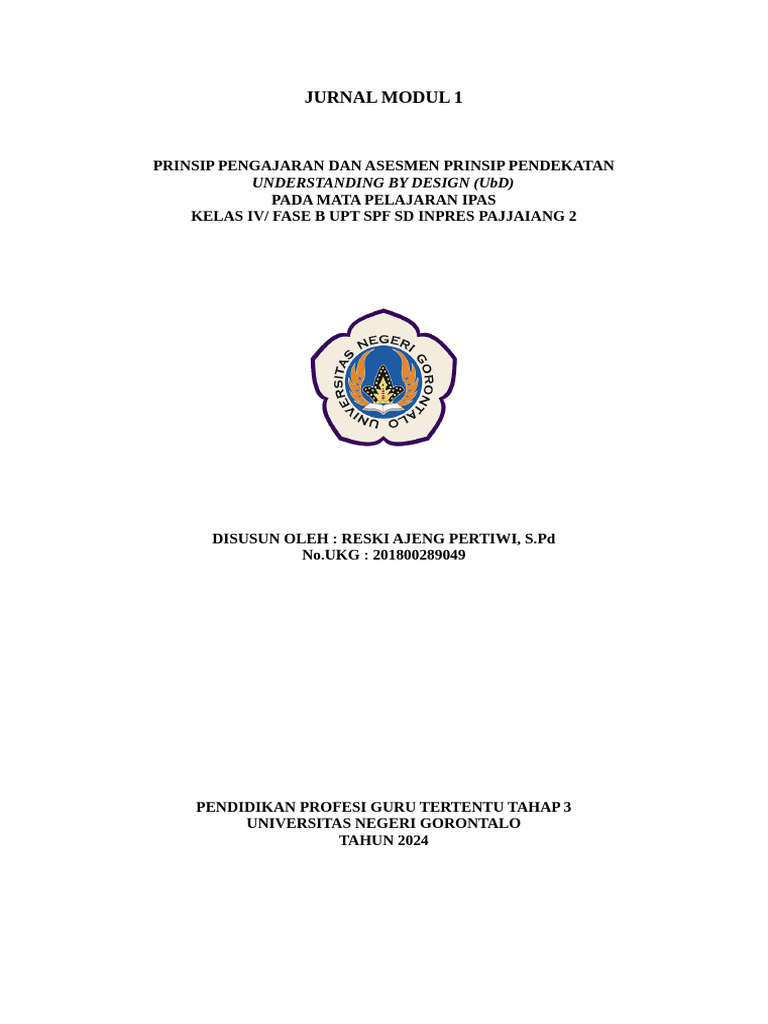 JURNAL MODUL 1 | PDF