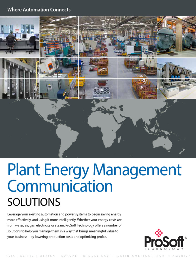 ProSoft PlantEnergyManagement 2015 | PDF