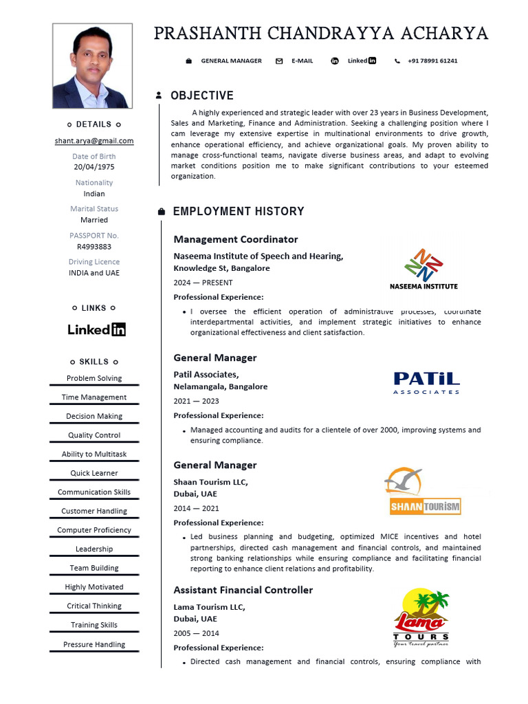 Prashanth CV | PDF