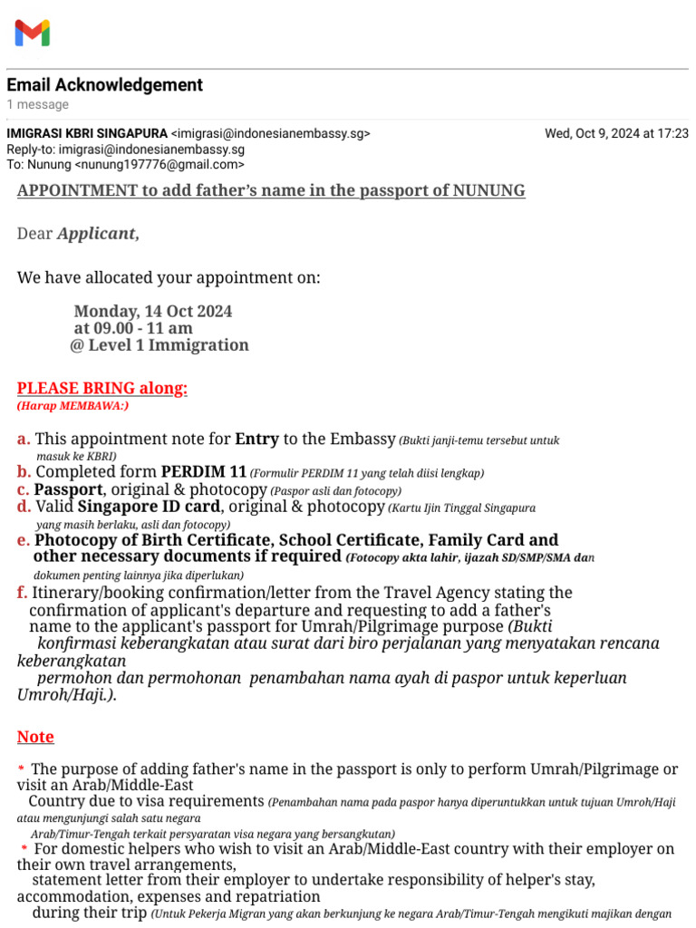 Gmail - Email Acknowledgement | PDF