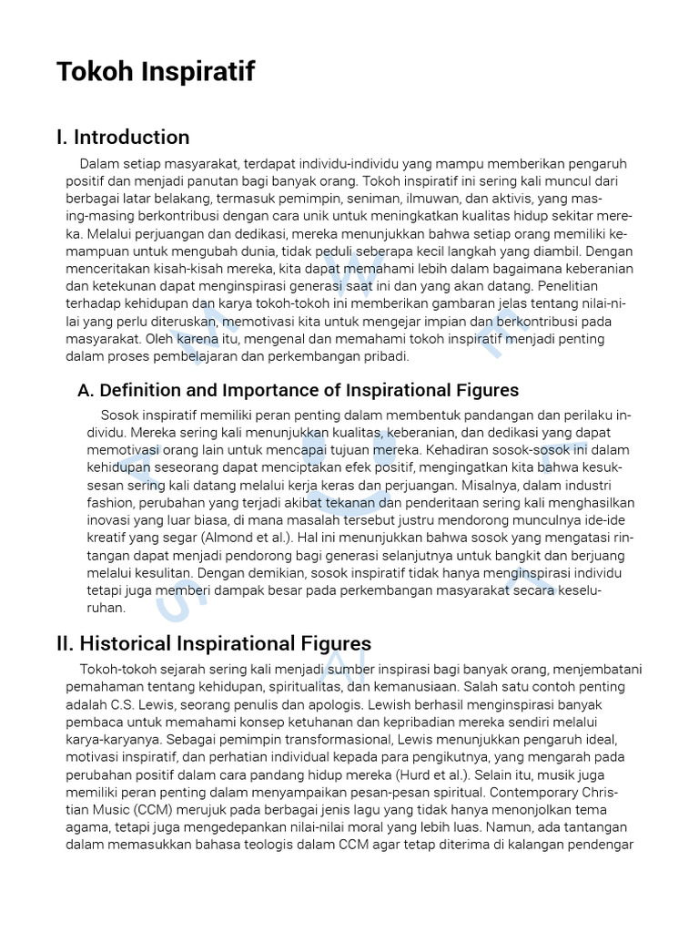 Tokoh Inspiratif | PDF | Karier & Perkembangan | Sains & Matematika