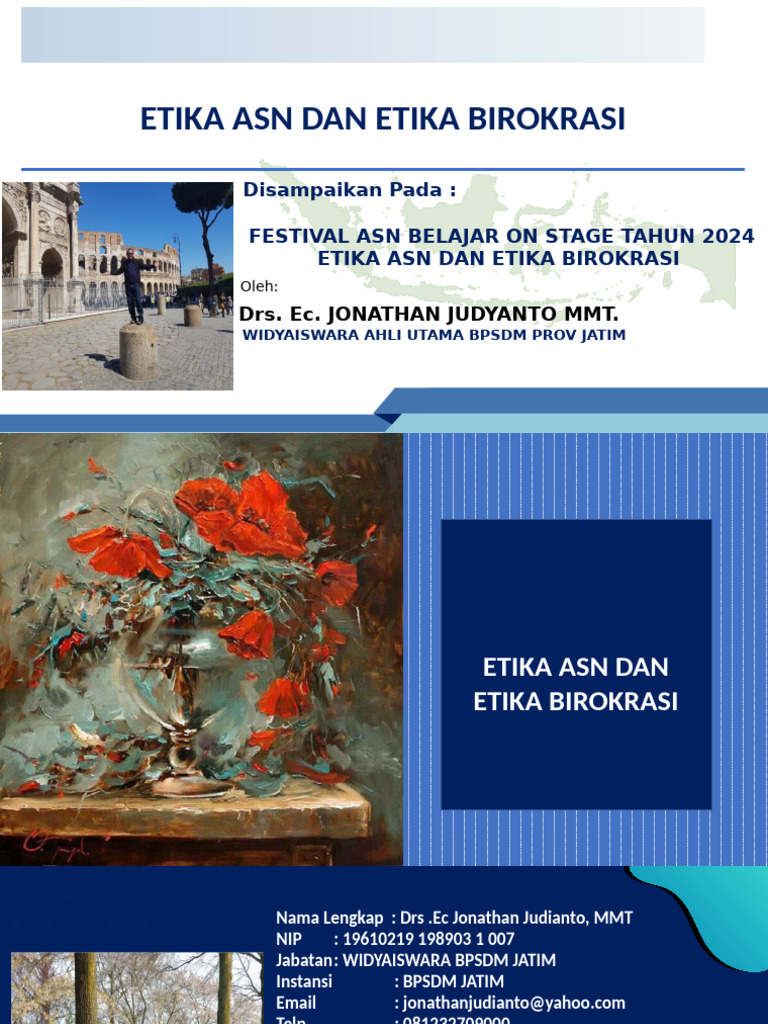 Jonatan - Etika Asn Dan Birokrasi Asn | PDF