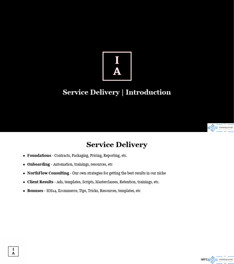 01-Service_Delivery_Introduction | PDF