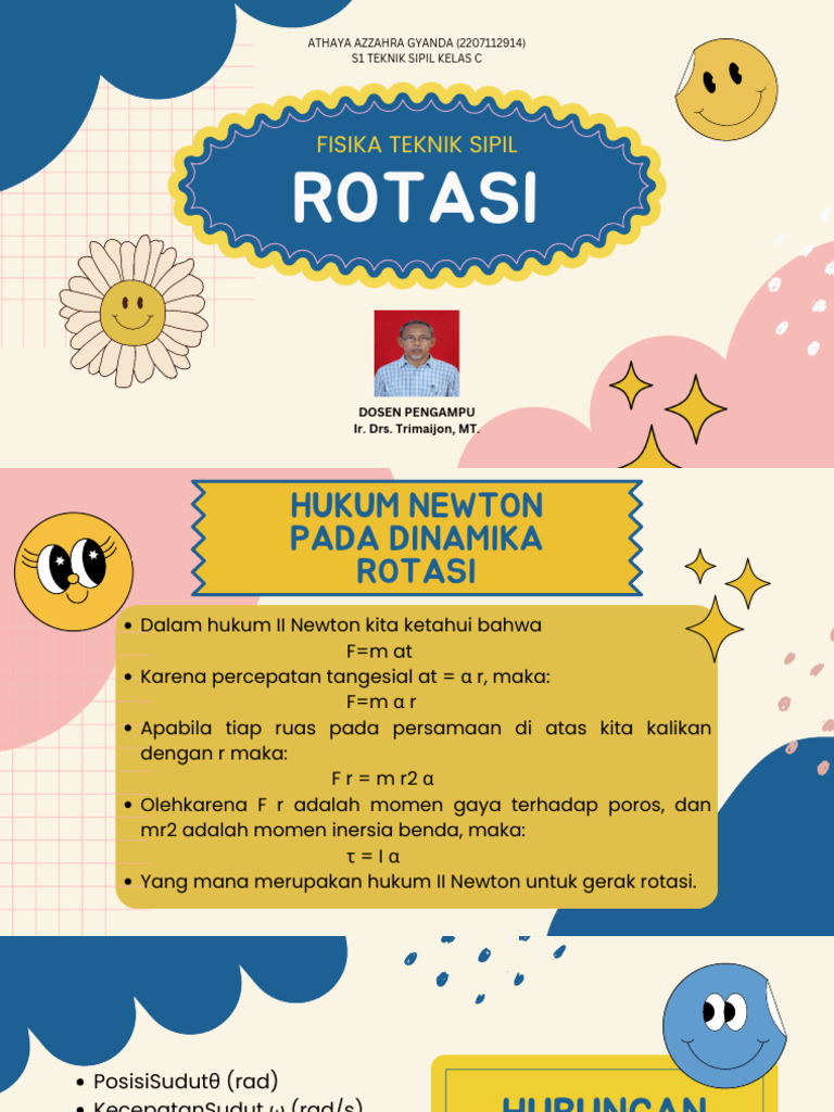 FISIKA TEKSIP ROTASI TUGAS 9 | PDF