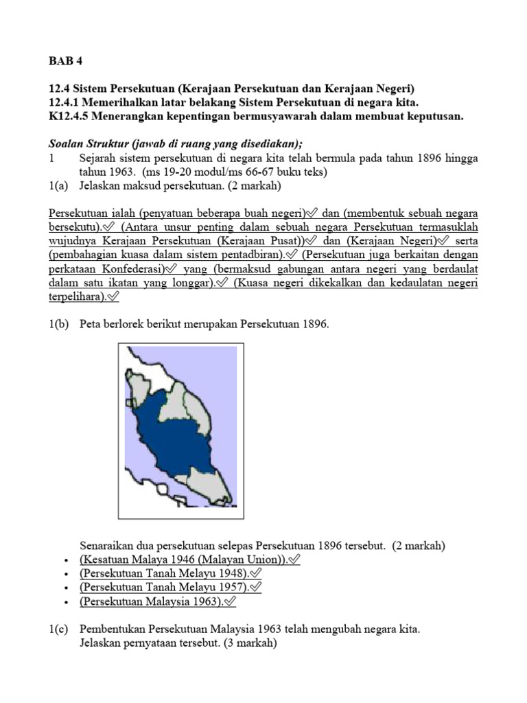 001 PECUTAN Akhir Sejarah SPM T5 KSSM - 21-27 | PDF