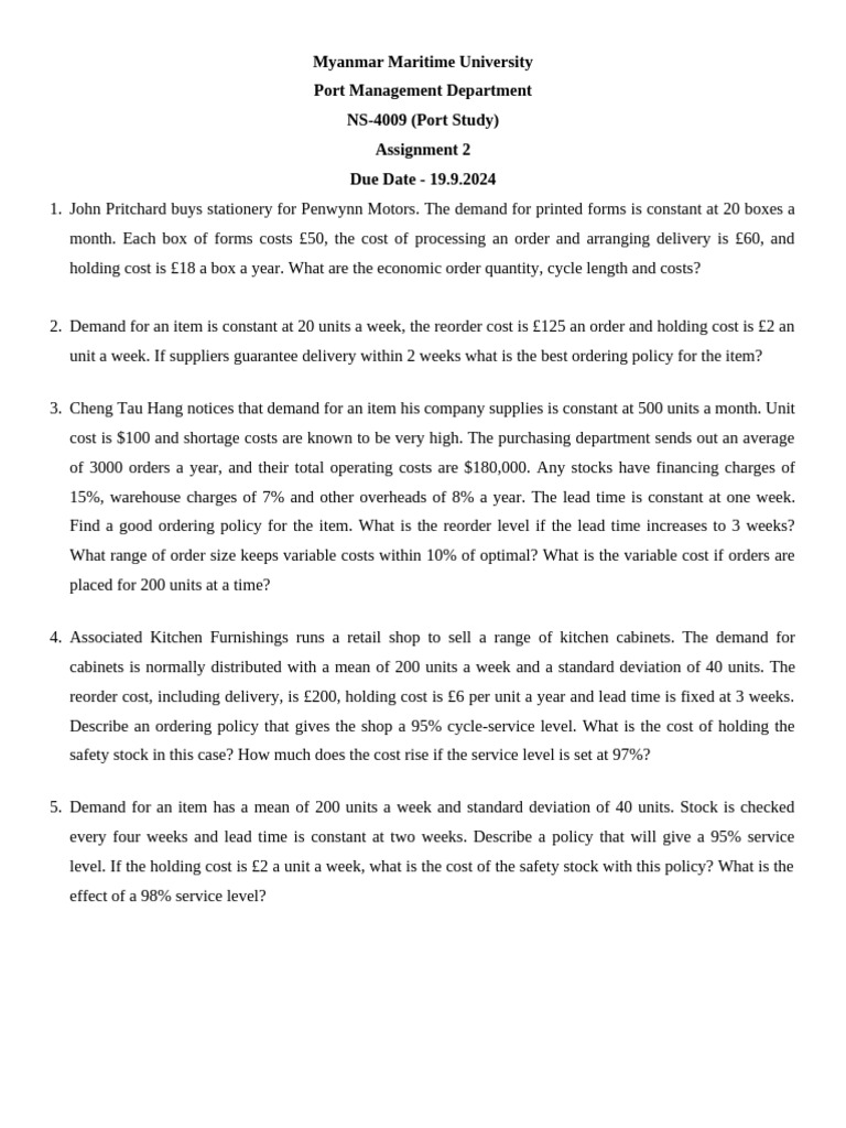 NS-4009 Assignment 2 | PDF