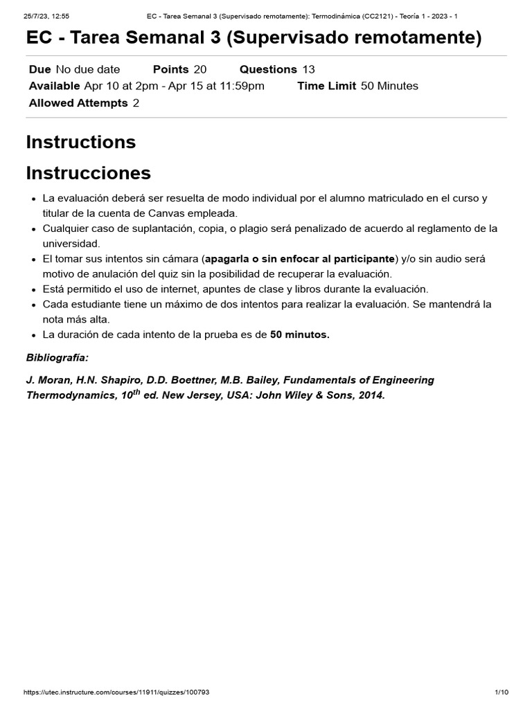 EC - Tarea Semanal 3 (Supervisado Remotamente) : No Due Date 20 13 Apr 10 at 2pm - Apr 15 at 11 ...