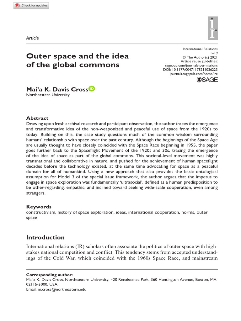 Global Commons and OS | PDF