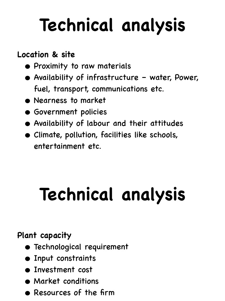 TECHNICAL Analysis | PDF