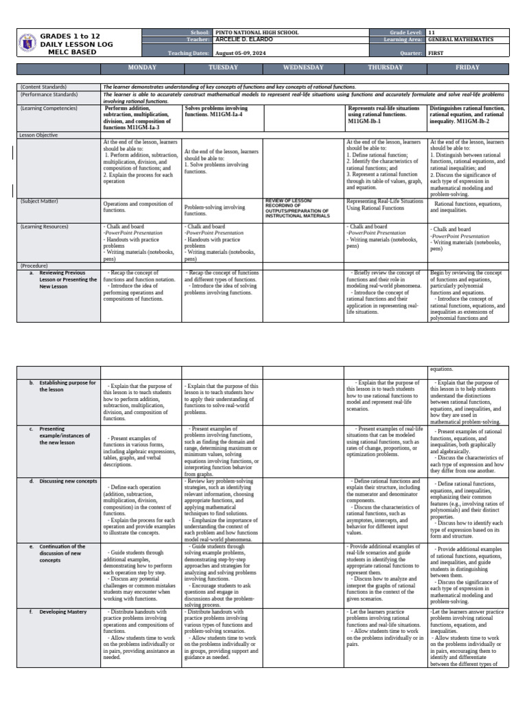 Gen Math Week 2 | PDF