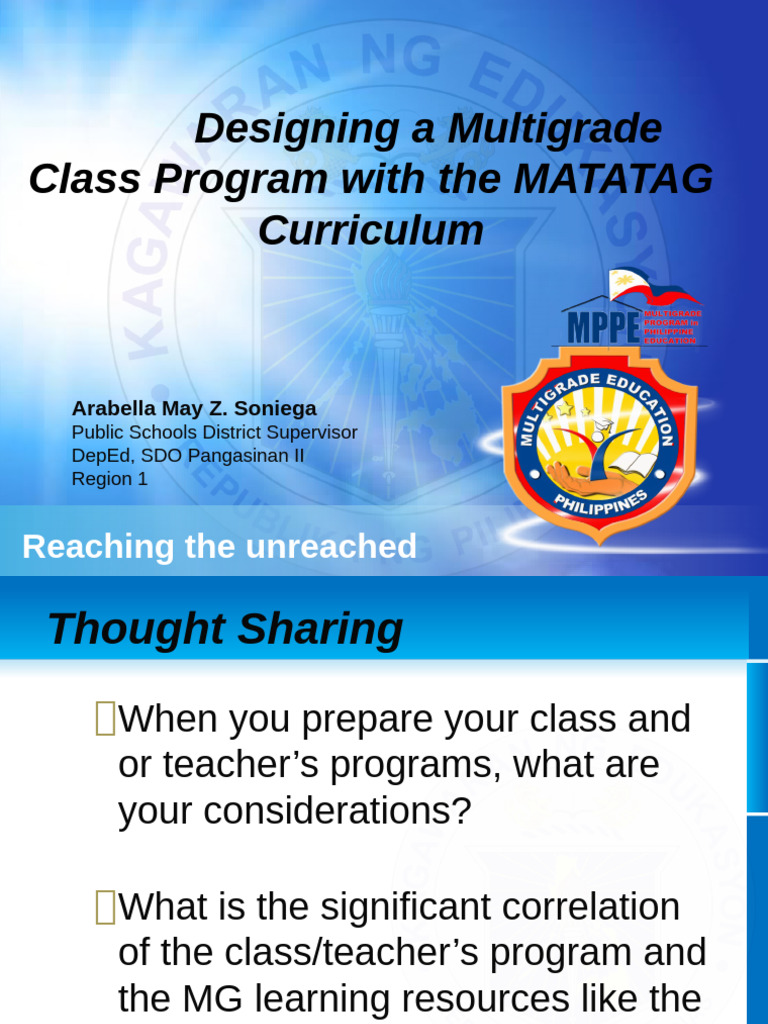 MG CLass Program Design | PDF