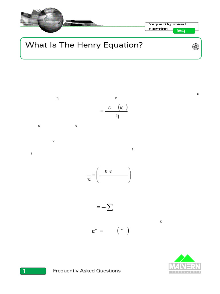 Understanding the Henry Equation | PDF | Electrophoresis | Dielectric