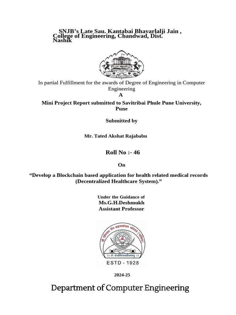 BT Miniproject | PDF