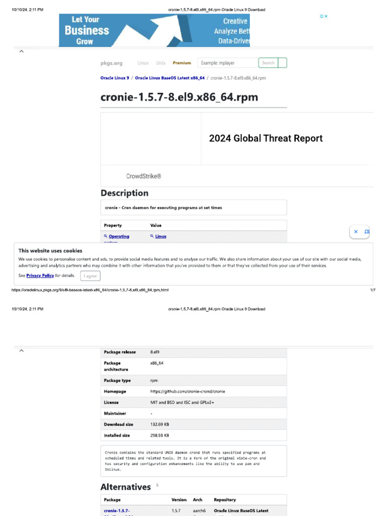 Cronie-1 5 7-8 El9 x86 - 64 | PDF