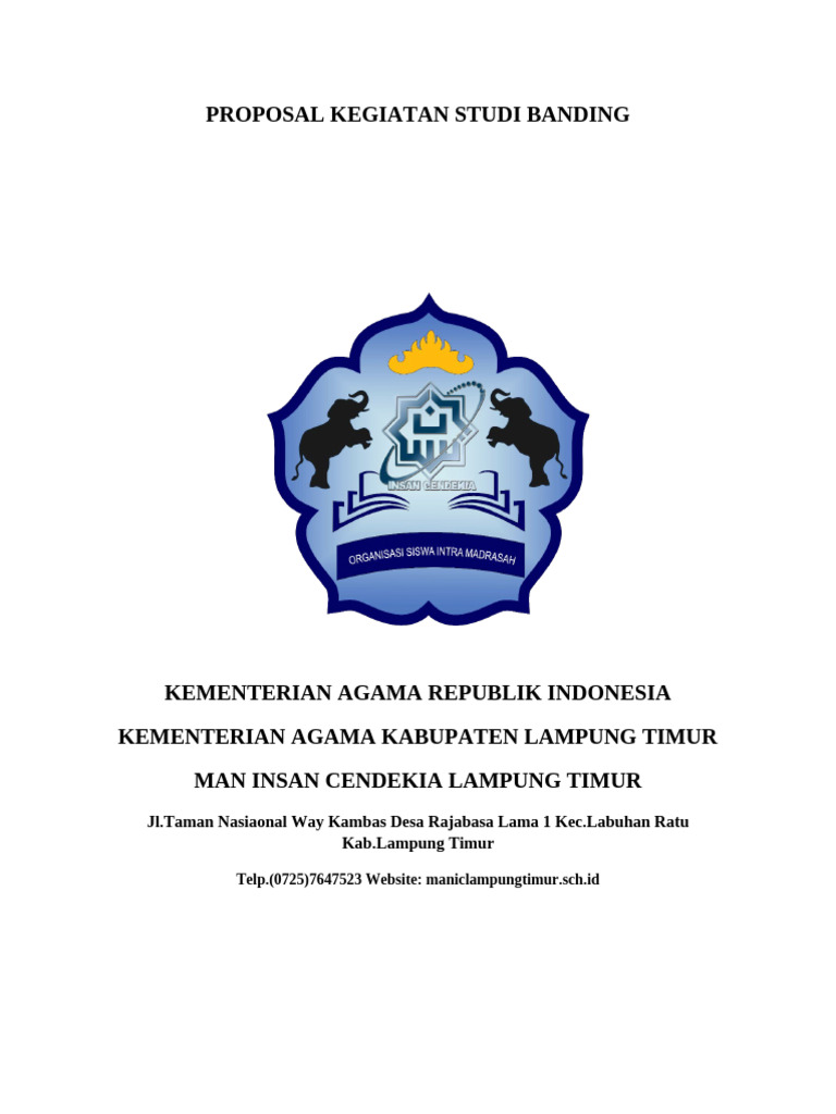 proposal STUDI BANDING | PDF