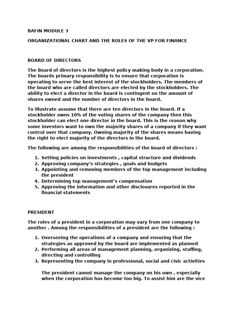 Bafin Module 3 | PDF