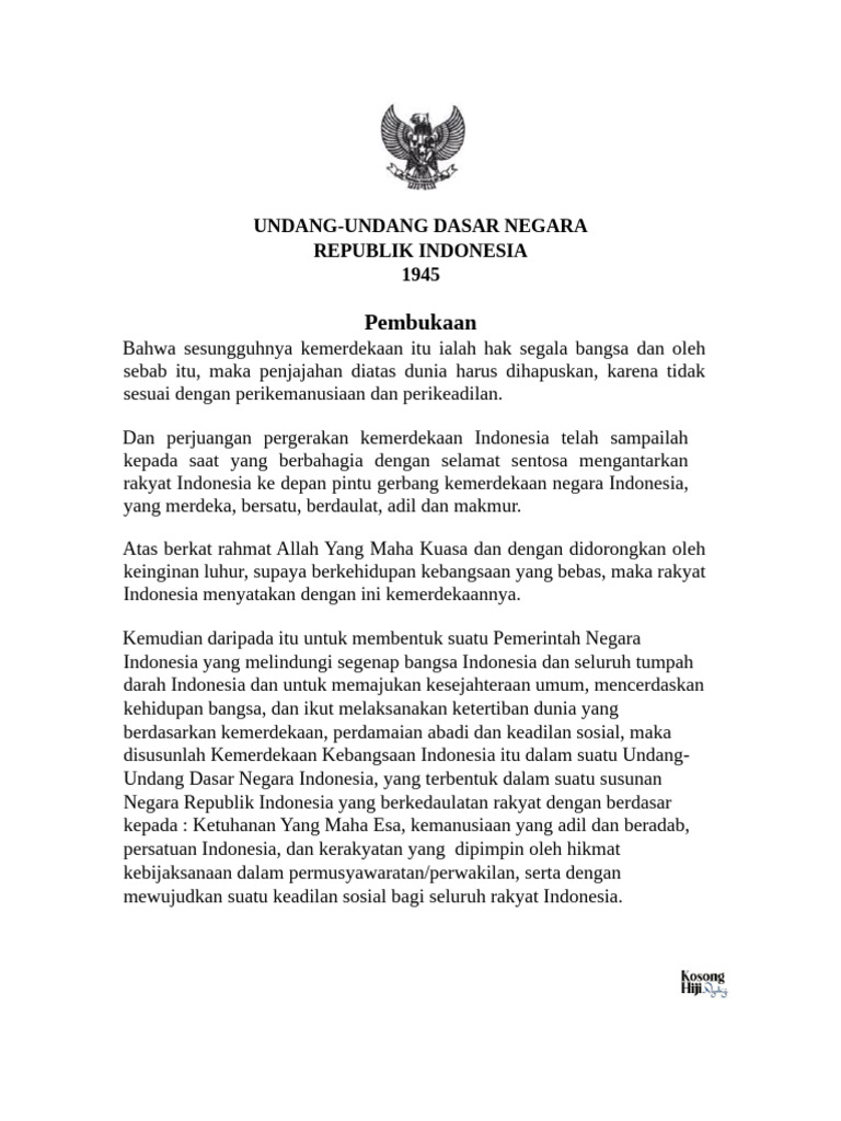 Teks Upacara 79 | PDF