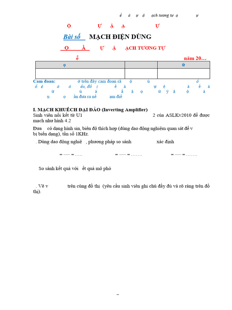 Bai 4-Noi Dung Thuc Tap Tai Phong Thuc Hanh | PDF