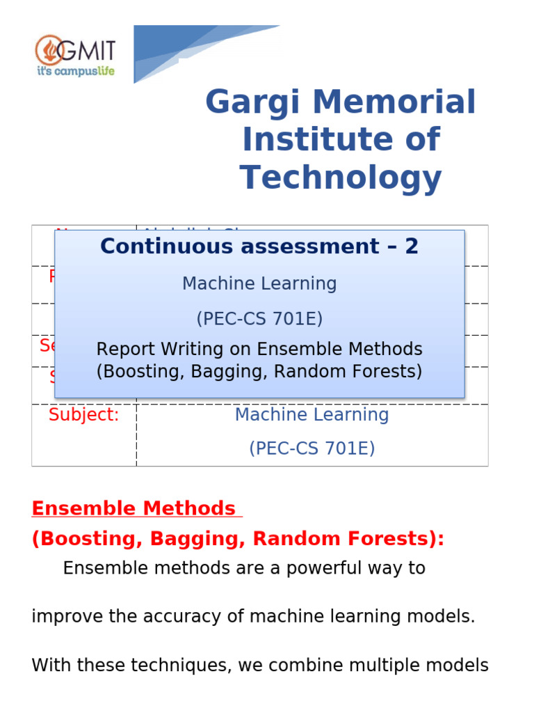 Machine Learning Presentation Pdf