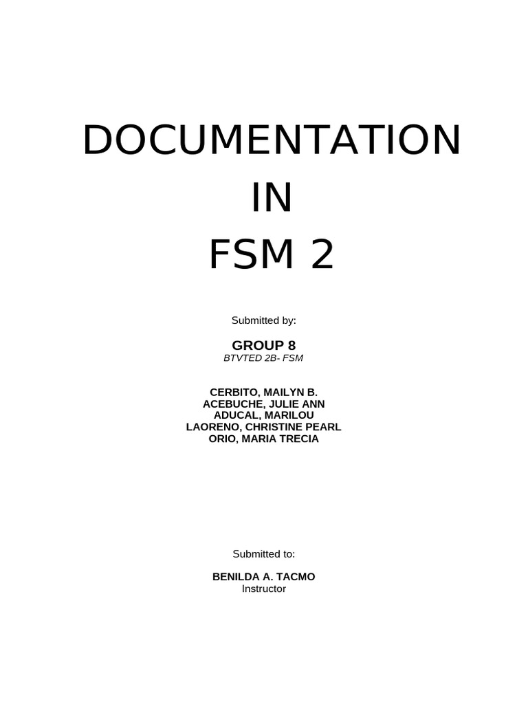 Fsm | PDF