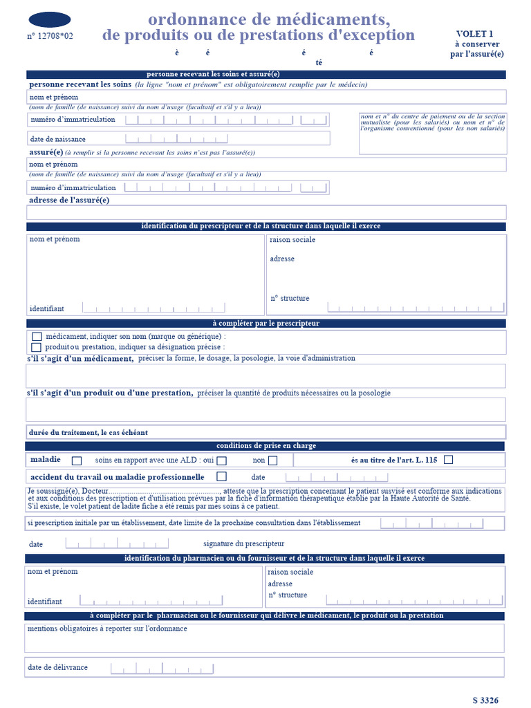 Ordonnance CERFA | PDF