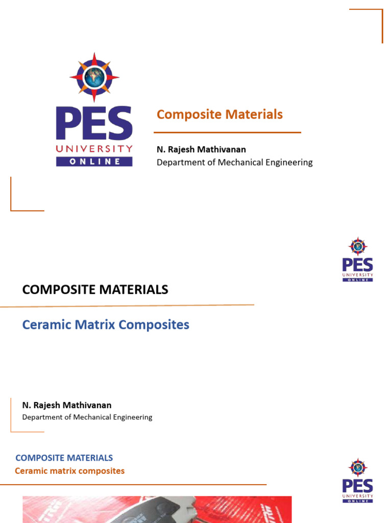 Composite Materials Slides Unit-3 | PDF