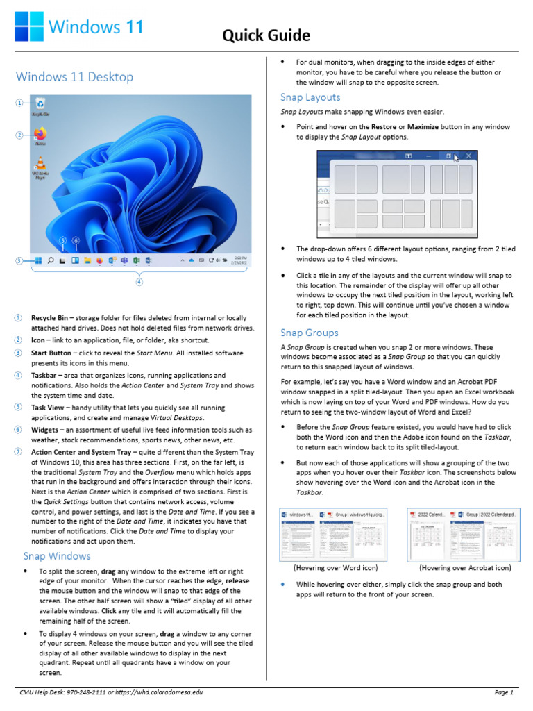 Windows 11 Quickguide | PDF