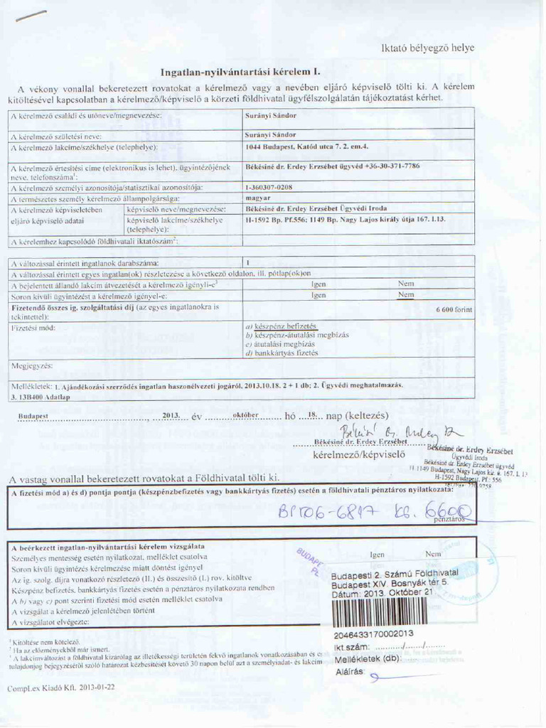 Suranyi S Haszonelv Inytv Kerelem 131021 | PDF