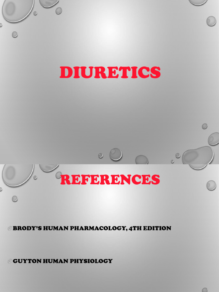 Diuretics | PDF