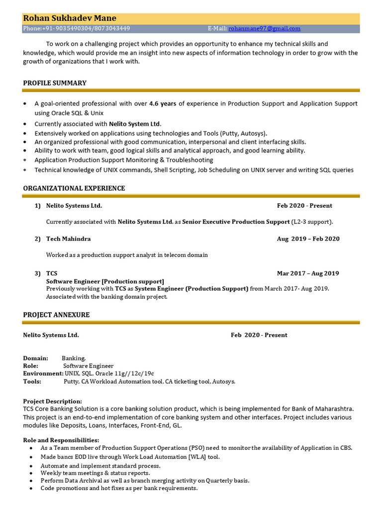 Rohan Resume New | PDF