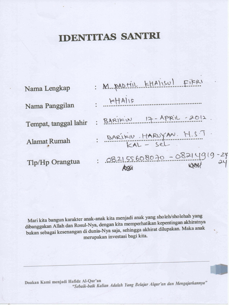 Tugas Mabit M Fadhil Khalisul Fikri | PDF