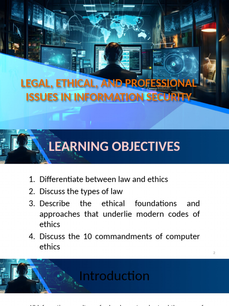 4th PPT Ethics and Legal Issues | PDF