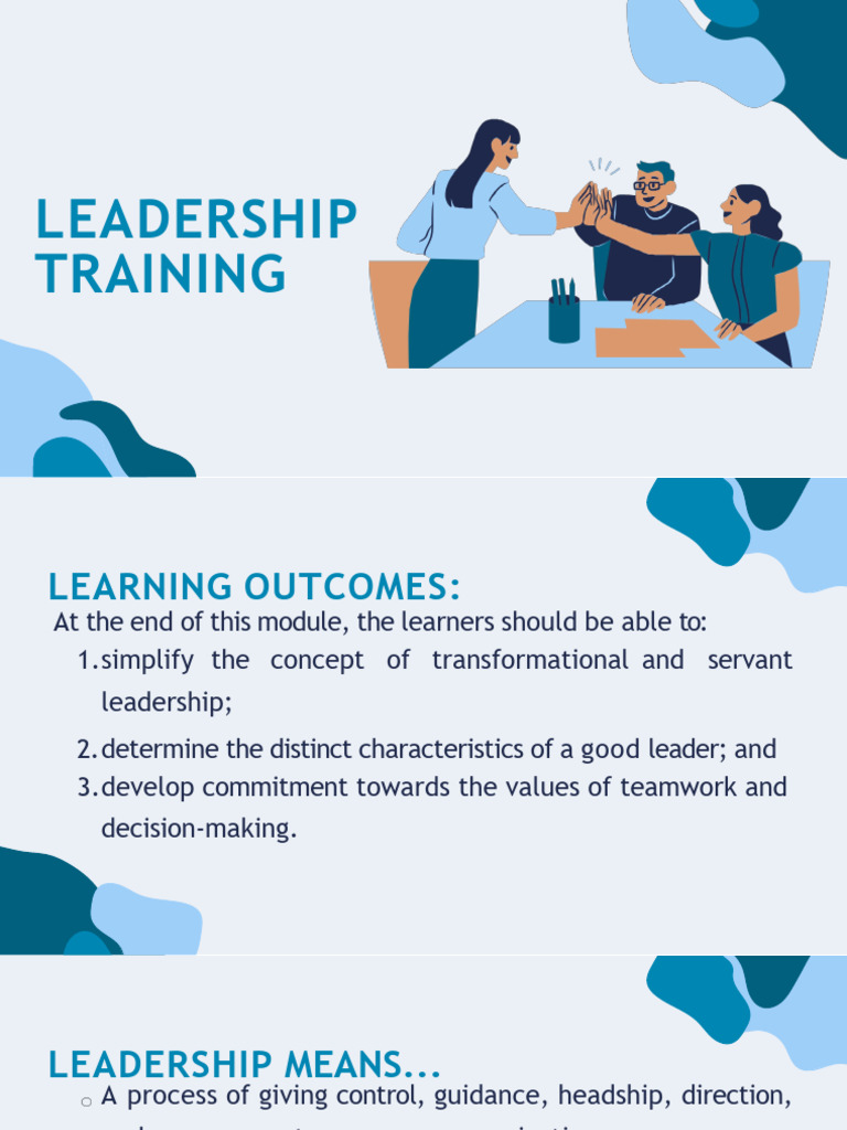 Leadership Training | PDF