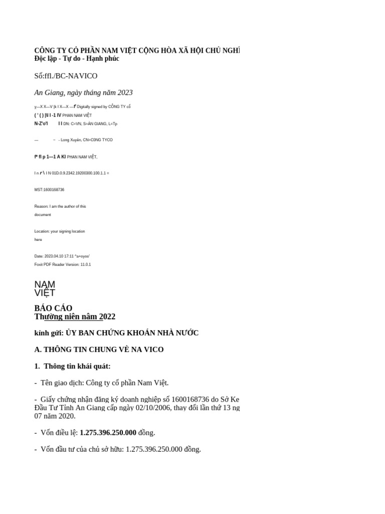 Anv 22CN BCTN | PDF | Hanoi | Vietnamese People