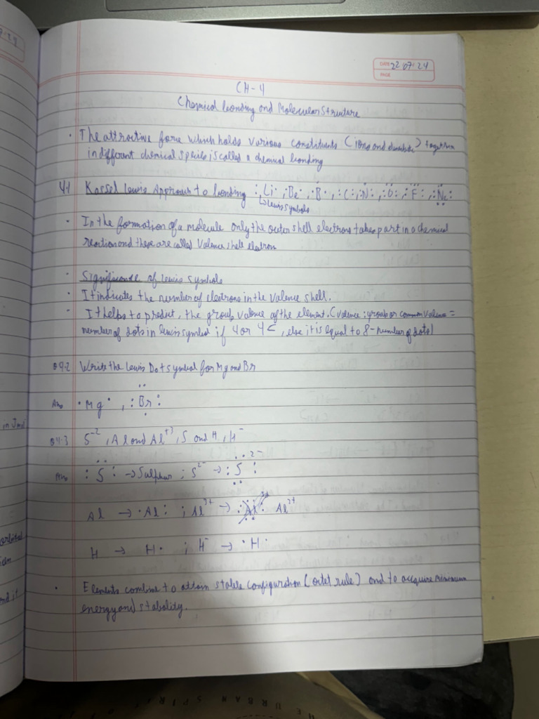 Bonding Ch 4 Chem | PDF