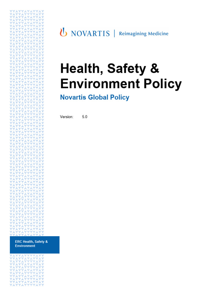 Health Safety Environment Policy | PDF