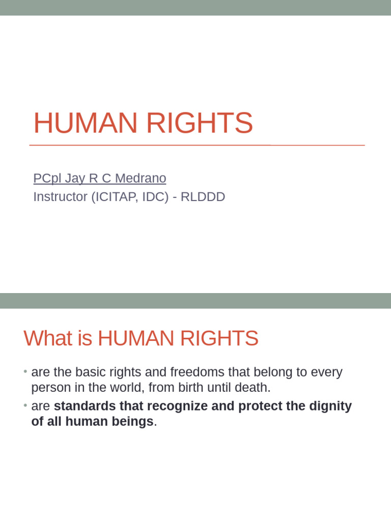 Human Rights | PDF