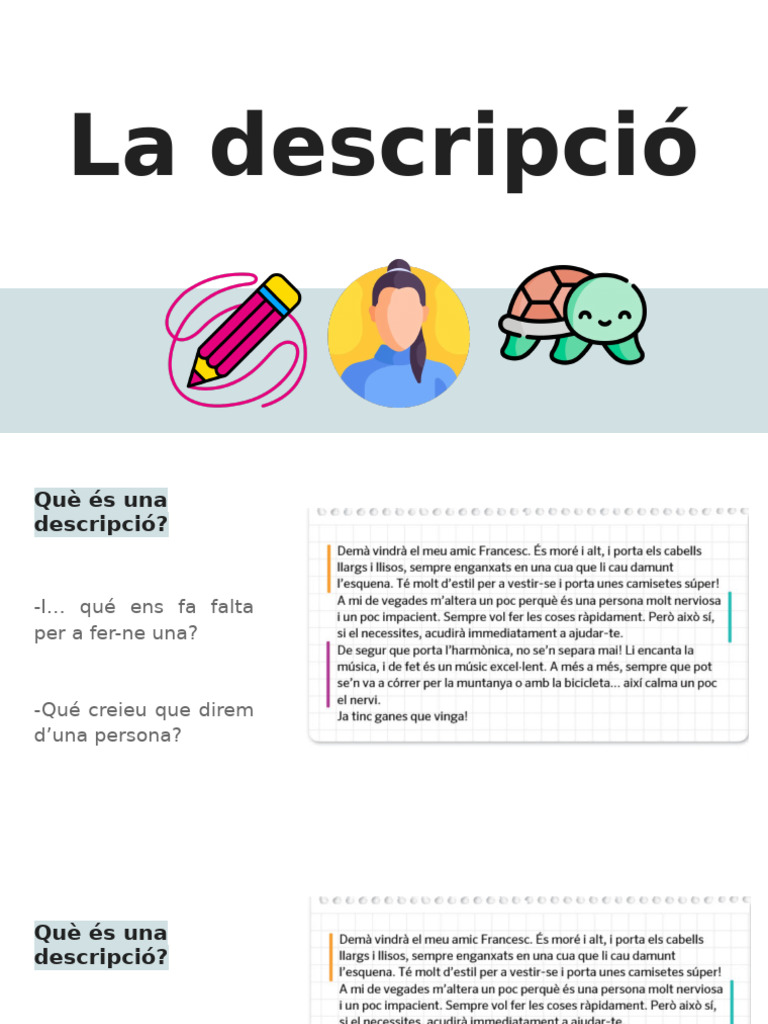 Text Descriptiu | PDF