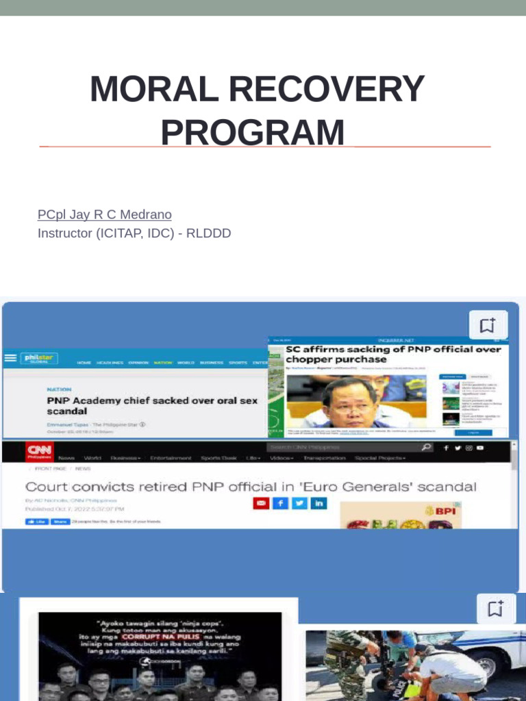 Moral Recovery | PDF