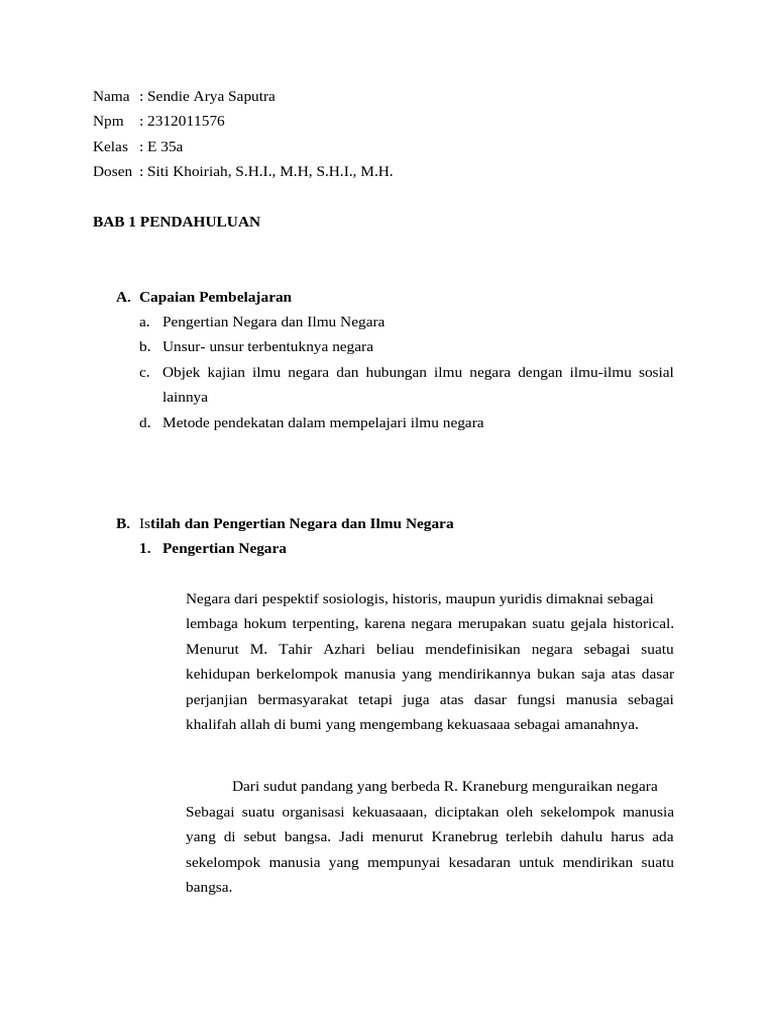 Resume Buku Ilneg | PDF