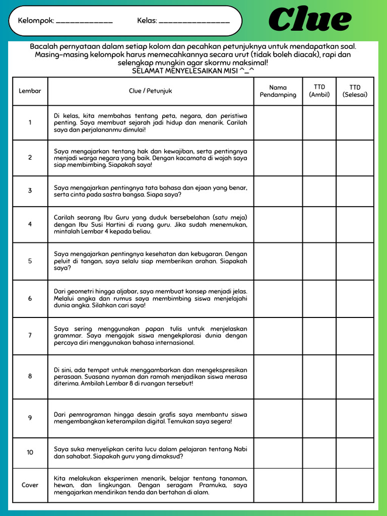 Petunjuk Evaluasi & Refleksi P5 | PDF