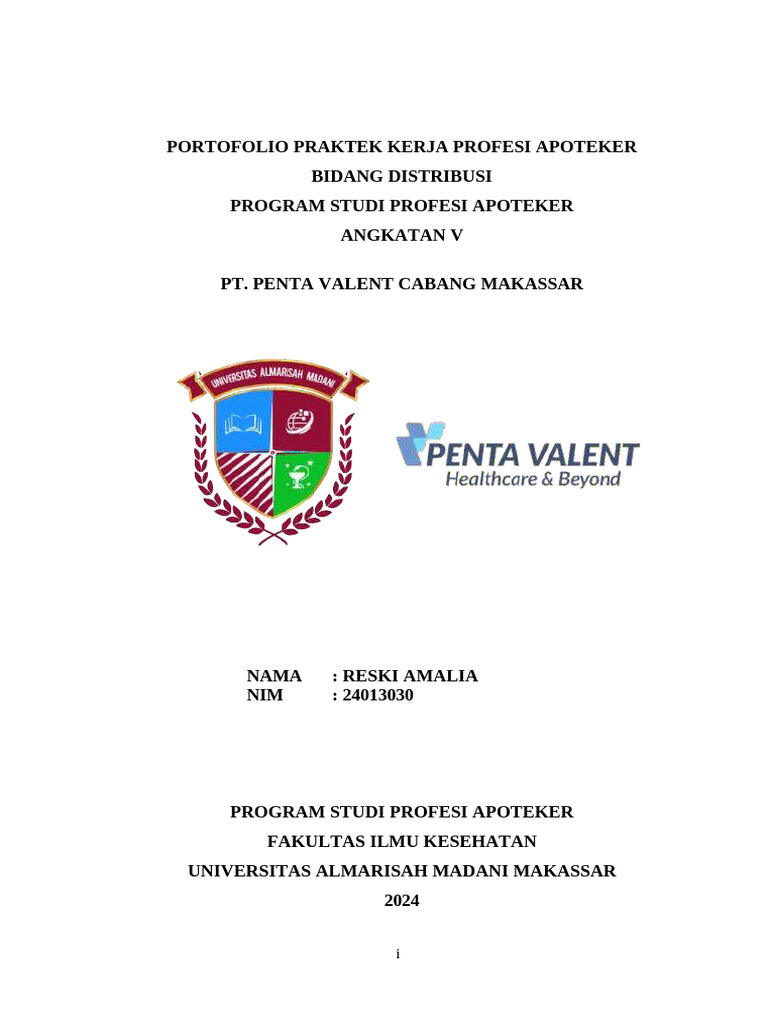 Portofolio Distribusi Reski Amalia | PDF