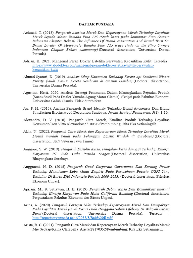 DAFTAR PUSTAKA - Mutia | PDF