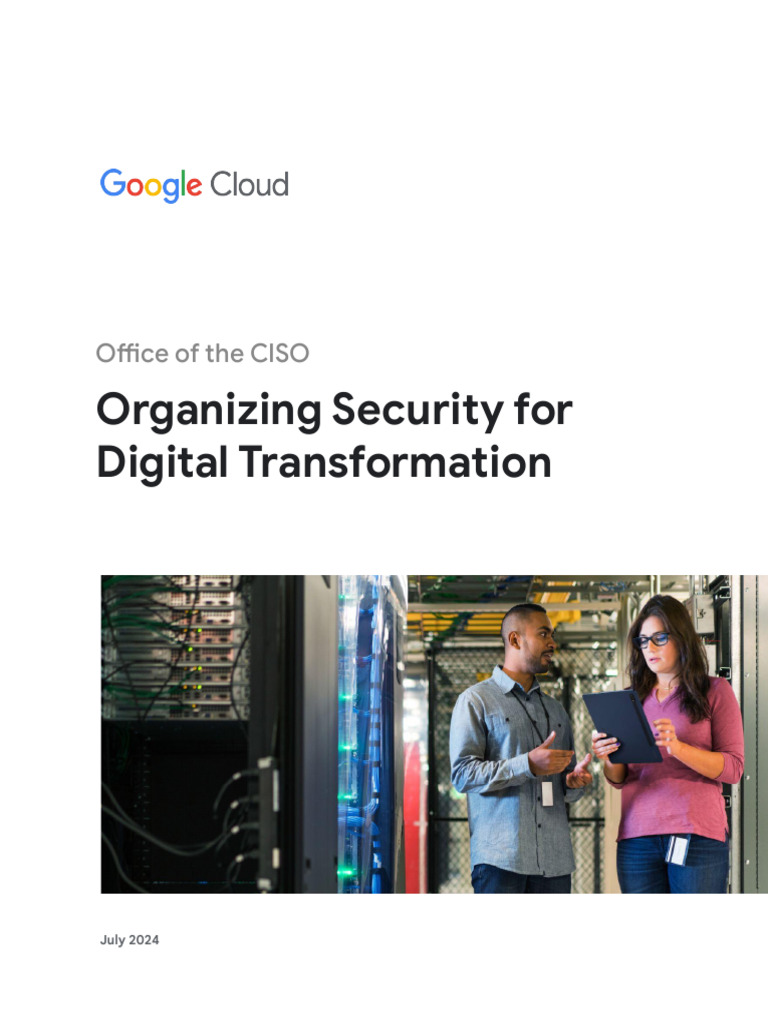 Organizing Security Digital Transformation Pdf