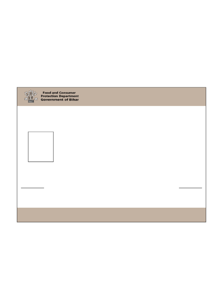 Ration Card Details for Maharashtra | PDF