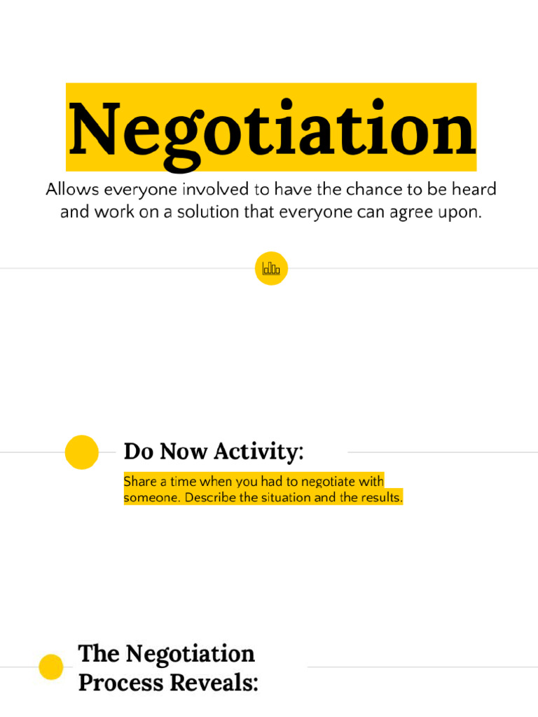 Lecture Negotiation | PDF