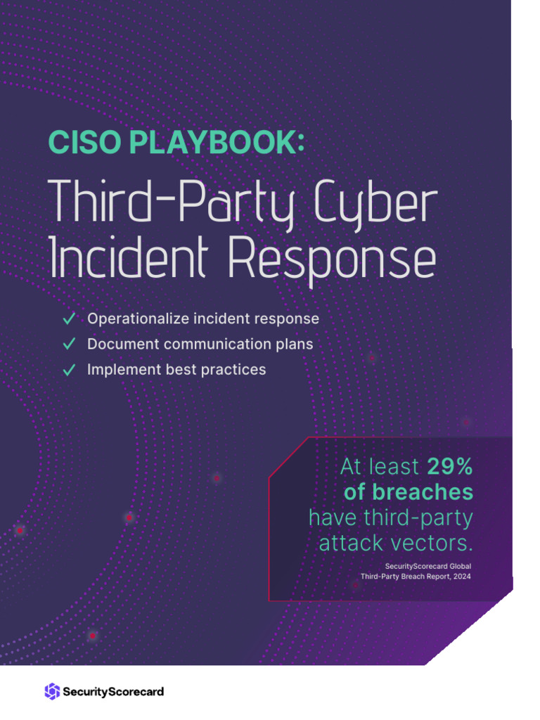 Third-Party Cyber Incident Response Report | PDF