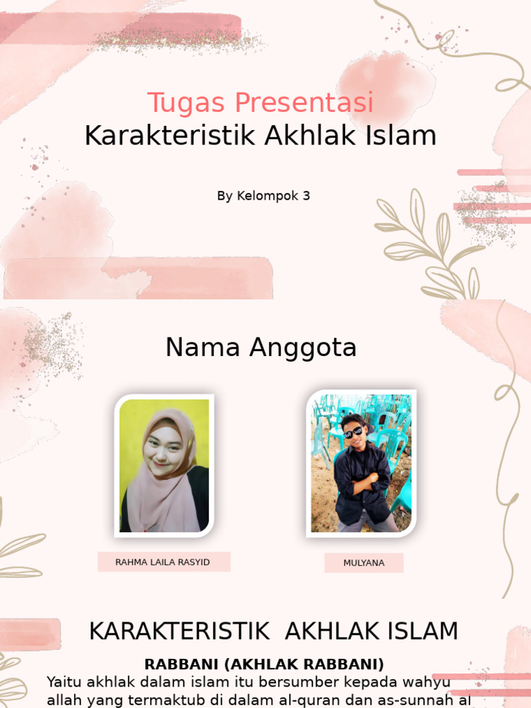 Akhlak Klompok 3 | PDF