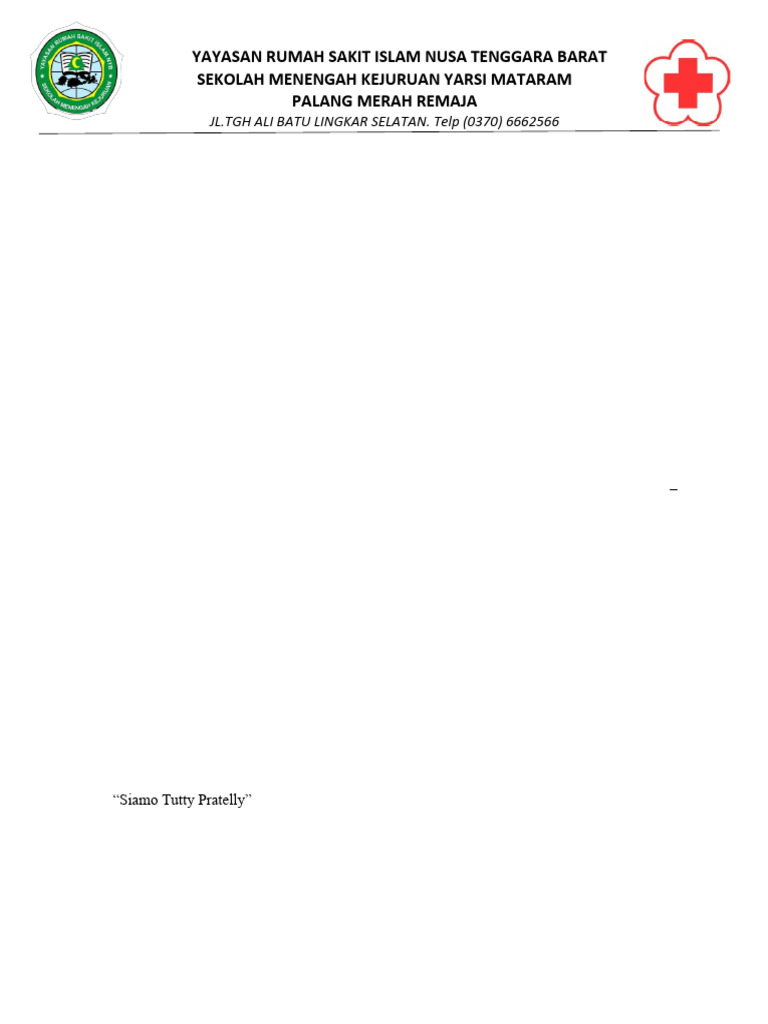 Proposal Kegiatan PMR Wira SMK Yarsi | PDF