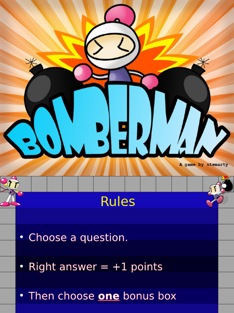 Bomberman Worlds 2 PPT Bomb Game | PDF